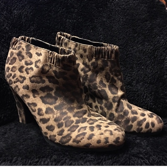 Sam & Libby | Shoes | Sam Libby Leopard Booties | Poshmark